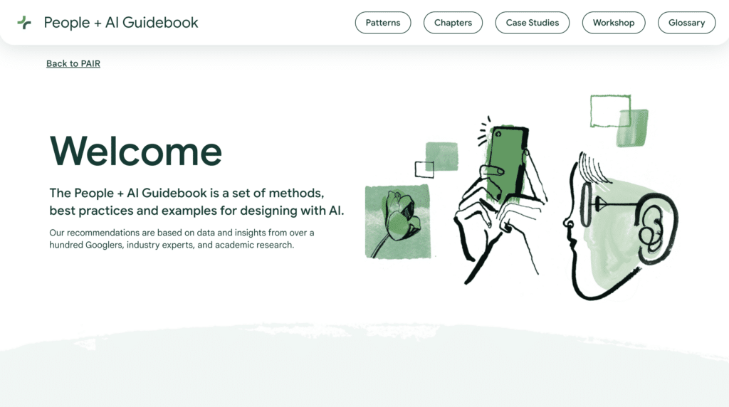 Google’s People + AI Guidebook: Indispensabile per i UX Designer